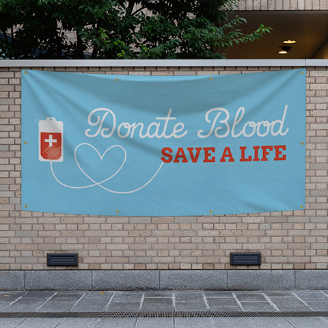 Cheap Blood Drive Banners | We Print the Cheapest Blood Drive Vinyl ...