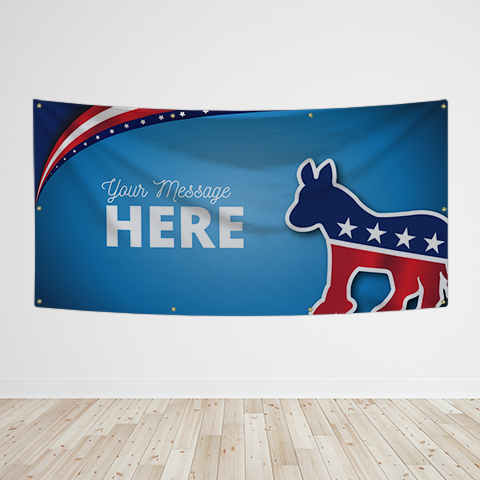 Cheap Democratic Party Banners | We Print the Cheapest Democratic Party ...
