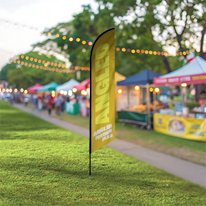 Cheap Angled Feather Flags | Hardware Includes a Ground Stake to Fit to ...
